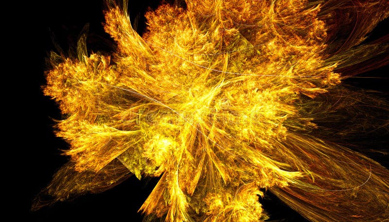 Gold Fire Extinguisher Icon Isolated on Brown Background. Minimalism ...