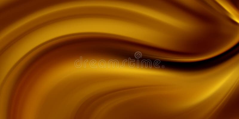 Beautiful Gold Wave. Abstract Background Stock Illustration ...