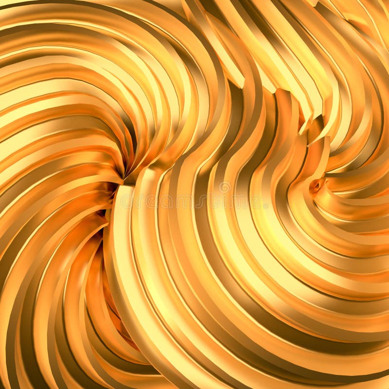 Beautiful Golden Background. 3d Illustration, 3d Rendering Stock ...