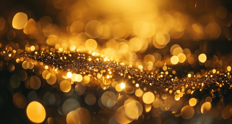 This is a Beautiful Golden Glitter Background Stock Illustration ...