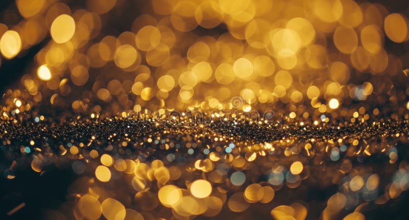 This is a Beautiful Golden Glitter Background Stock Illustration ...
