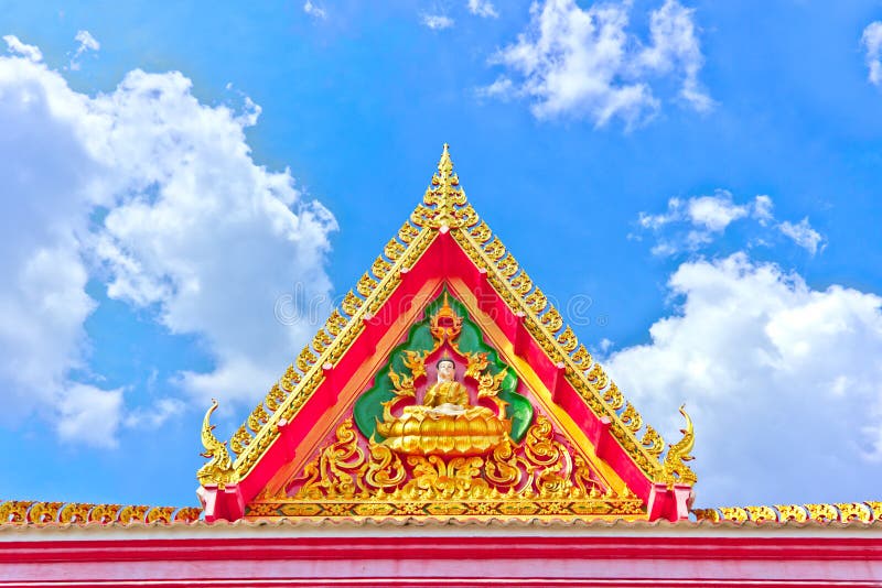 Beautiful Golden Thai Temple Stock Image - Image of east, religion ...