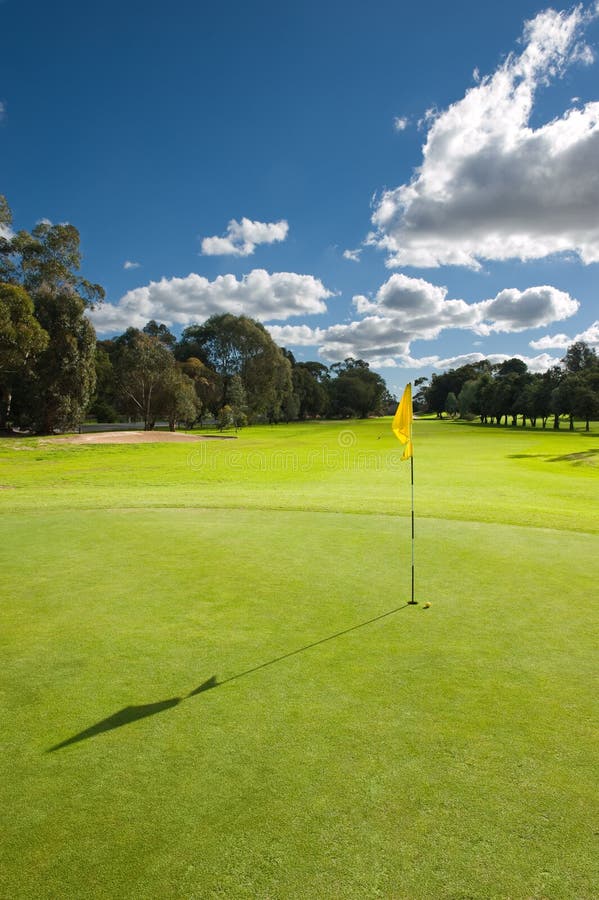 Beautiful golf course stock photo. Image of tree, leisure - 16304574
