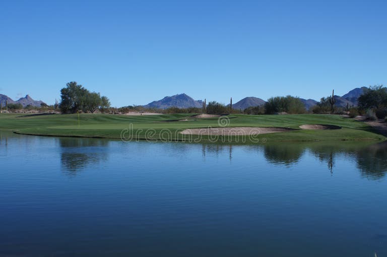 Beautiful Golf Course stock photo. Image of sunny, landscape - 22044984