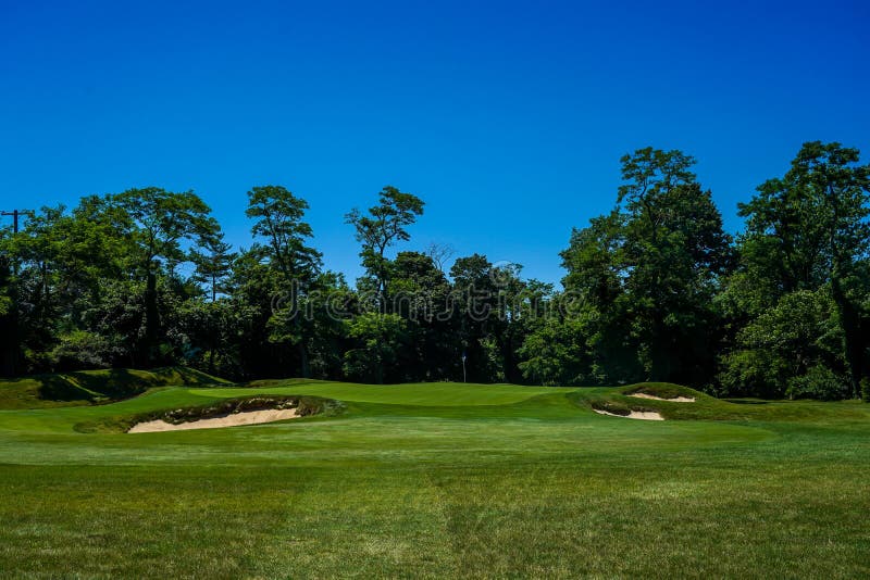 Beautiful Golf Course editorial photo. Image of person - 222238446