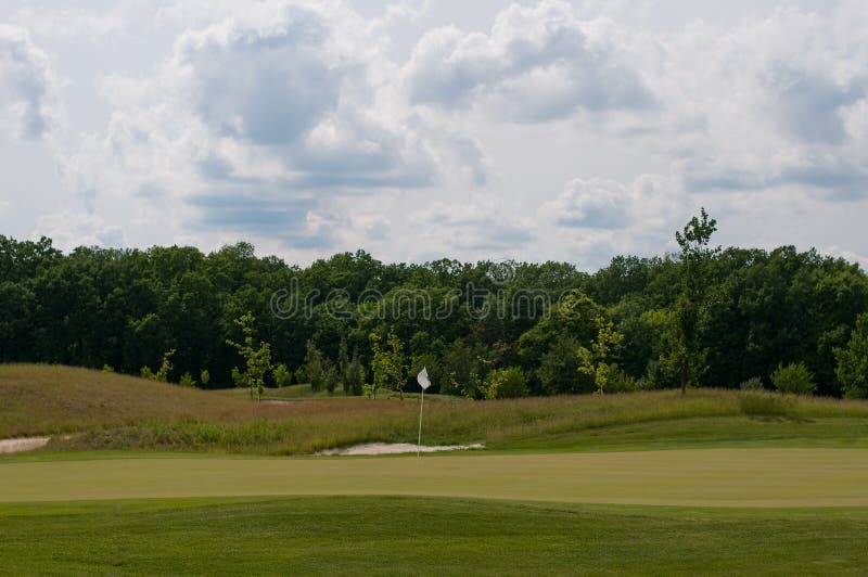 Beautiful golf course stock image. Image of golfing, ballgame - 33687021