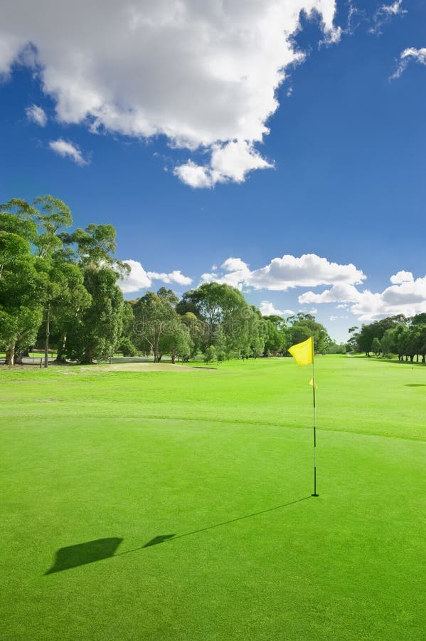Golf course stock photo. Image of green, blue, competition - 23261656
