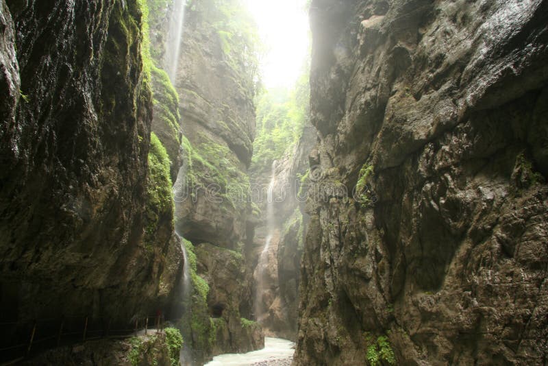 Beautiful gorge stock image. Image of peaceful, moist, beauty - 247493