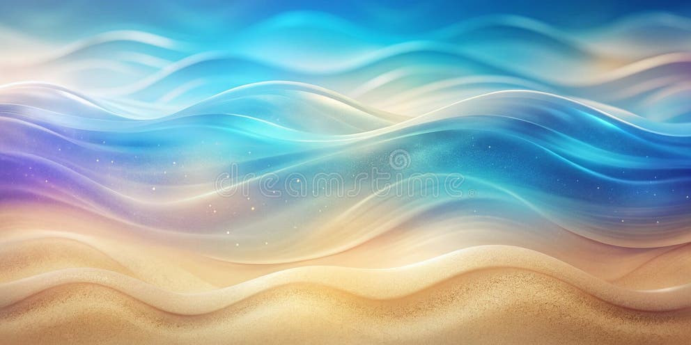 Light Blue, Beige, Blue, Sandy, Purple Gradient Background, Blurred ...