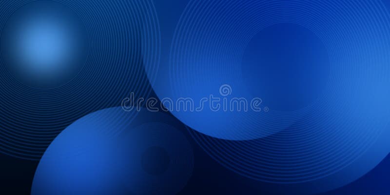Gradient Circles with Shadows. Techno Abstract Background Stock ...
