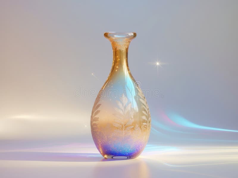 A Beautiful Gradient Colored Glass Bottle Perfect for Aesthetic and ...