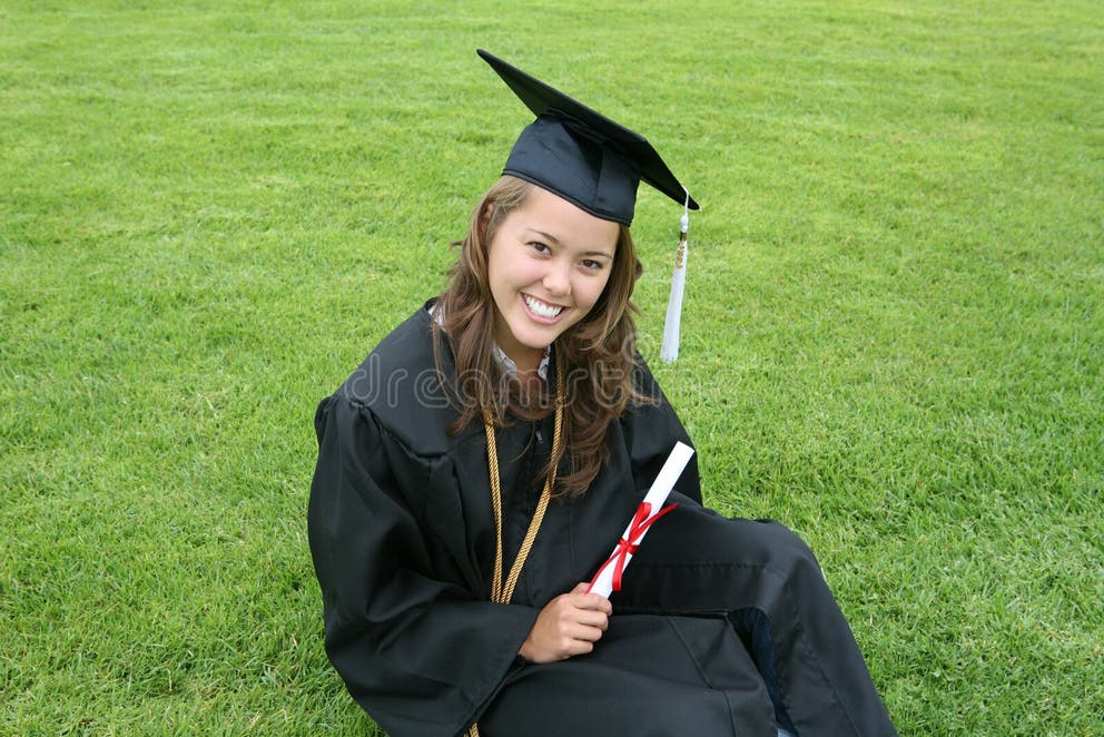 Beautiful Graduate stock photo. Image of expression, attitude - 1482938