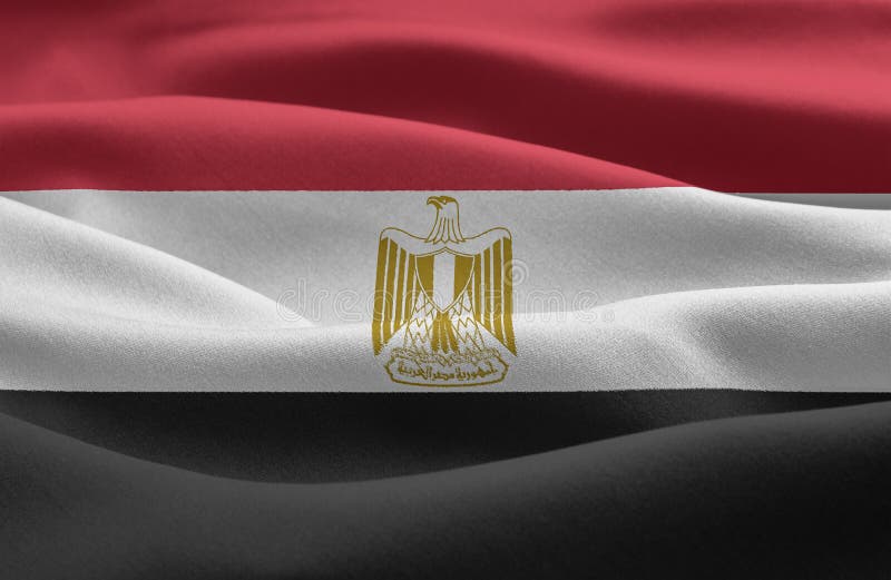 Egypt flag design 3 stock illustration. Illustration of full - 256168102