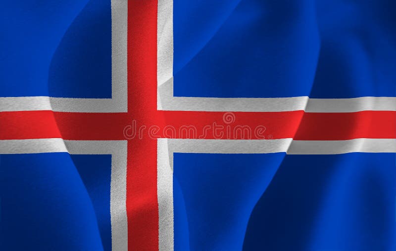 Iceland flag design 2 stock illustration. Illustration of government ...