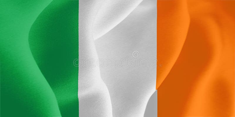 Ireland flag design 2 stock illustration. Illustration of element ...