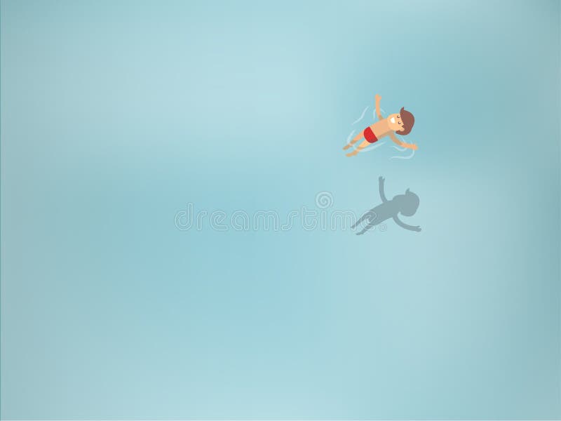 Man Floating Beach Stock Illustrations – 421 Man Floating Beach Stock ...