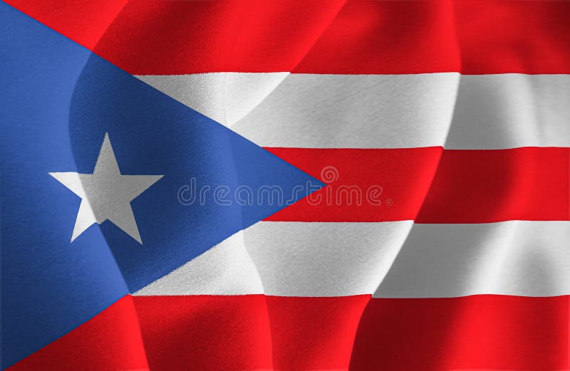 Puerto Rico flag design 2 stock illustration. Illustration of icon ...