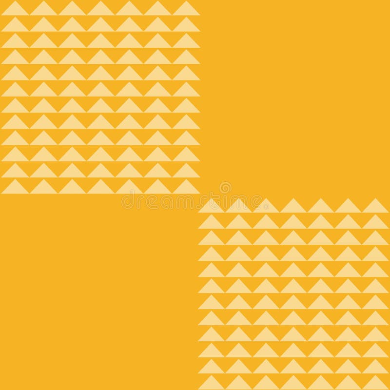 Beautiful Pastel Yellow Colored Triangular Geometric Pattern Drawn on ...