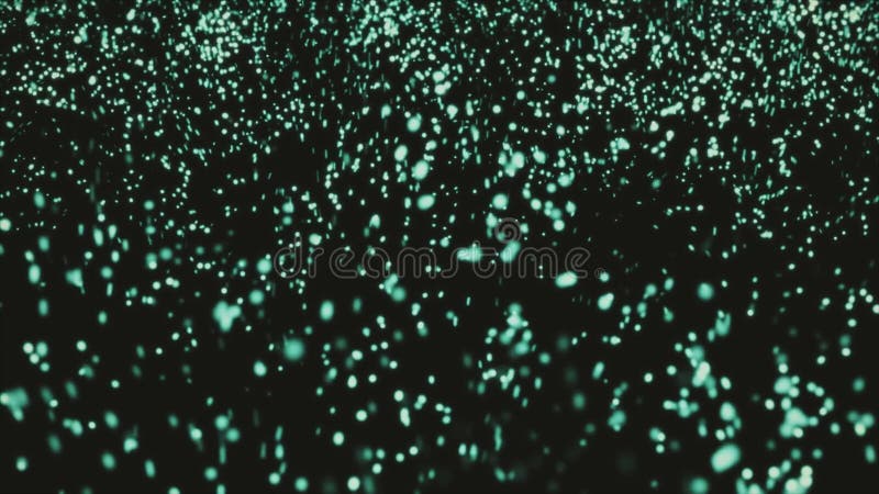 Abstract Motion Background of Shining Particles. Digital Signature with ...