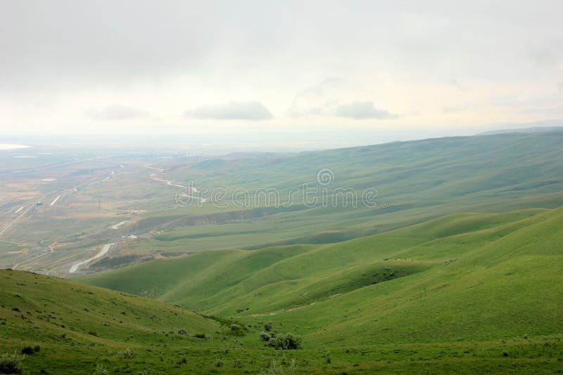 Beautiful green hills stock photo. Image of field, travel - 259227506