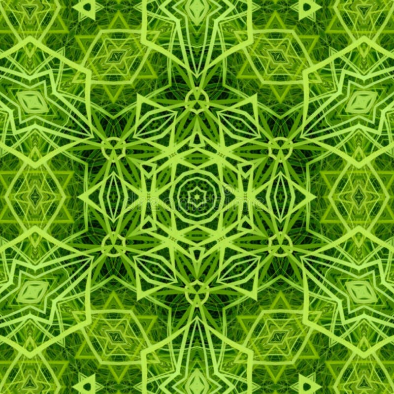 Beautiful Green Pattern Design for Fabric and Decorations Stock Image ...