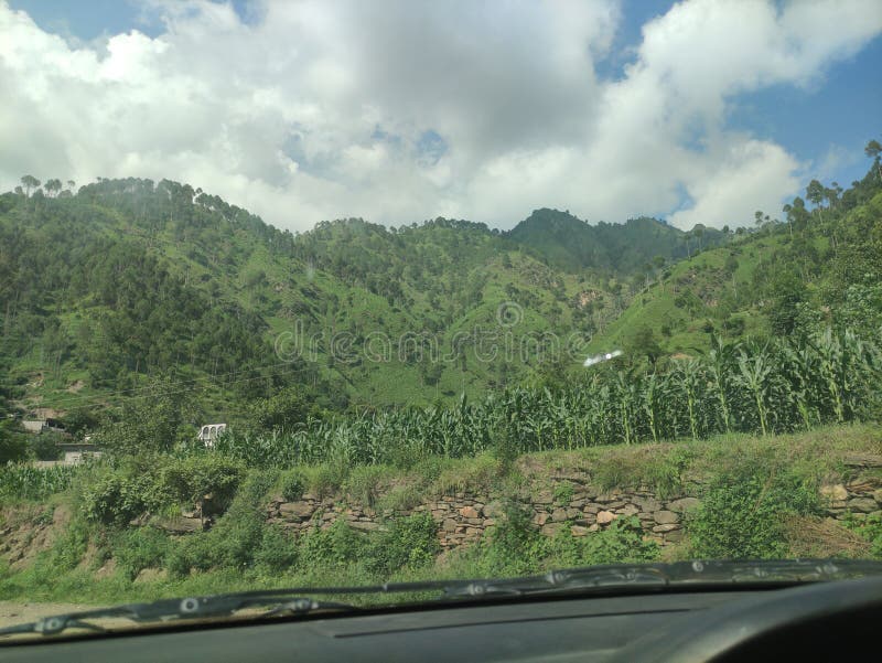 Kpk Buner Mountain Sides Best View Stock Image - Image of mountain ...