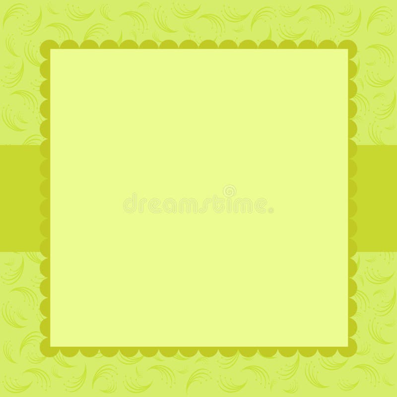 Beautiful greeting card stock illustration. Illustration of frame ...