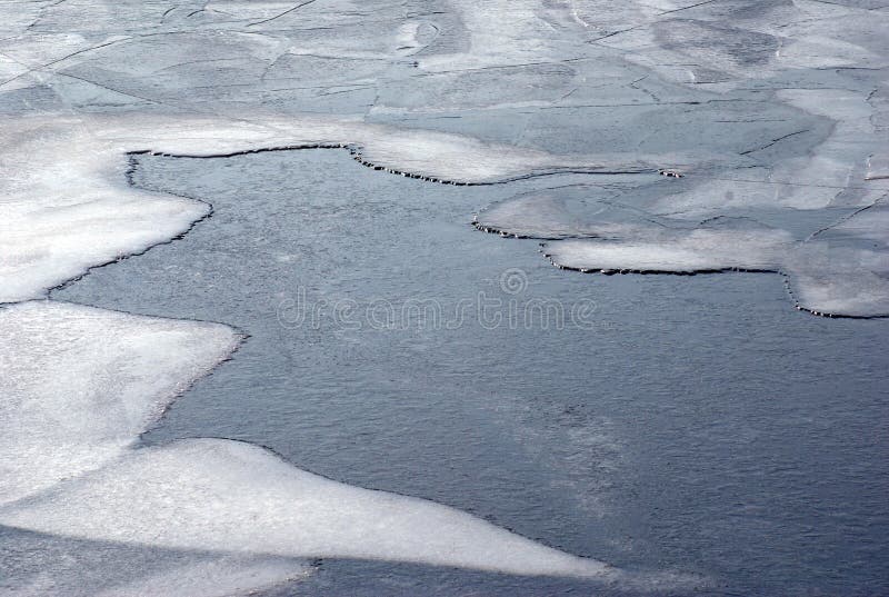 Beautiful Grey and Blue Frozen Water Stock Image - Image of frosty ...