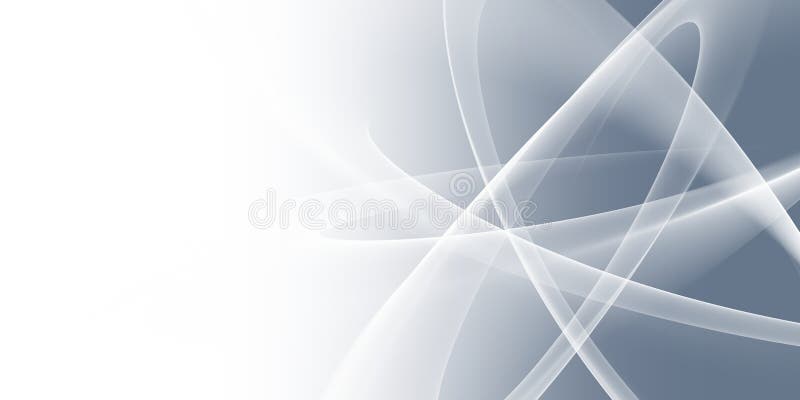Grey White Abstract Background with Flowing Smooth Lines. Digital ...