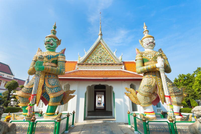 Beautiful Guardian Giant Standing Stock Image - Image of emerald ...