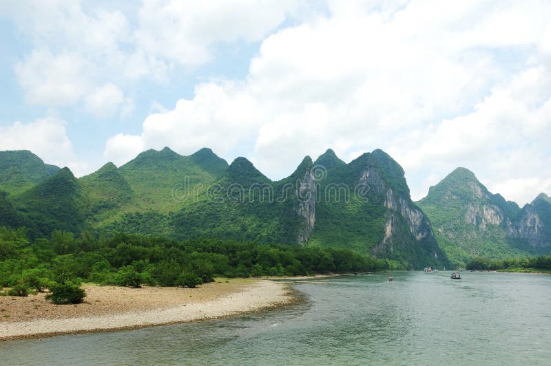Beautiful Guilin stock photo. Image of river, guilin - 24886924