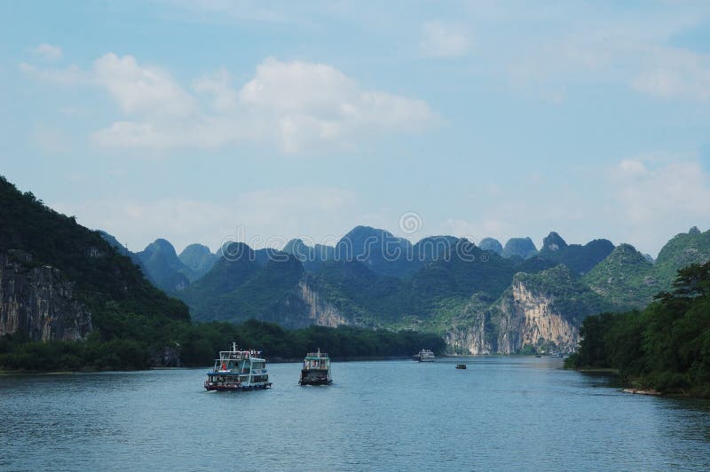 Beautiful Guilin stock photo. Image of river, guilin - 24886924