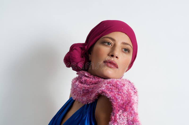 Beautiful Gypsy Model stock photo. Image of beauty, attractive - 12356860