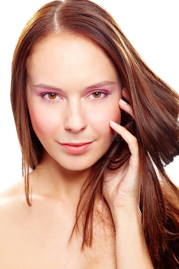 Beautiful hair stock image. Image of attractive, hairdo - 25443395