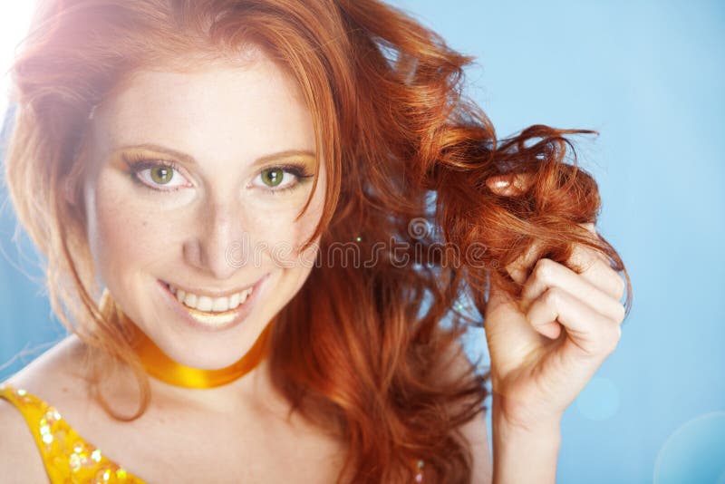 Beautiful hair stock image. Image of attractive, elegant - 8625095
