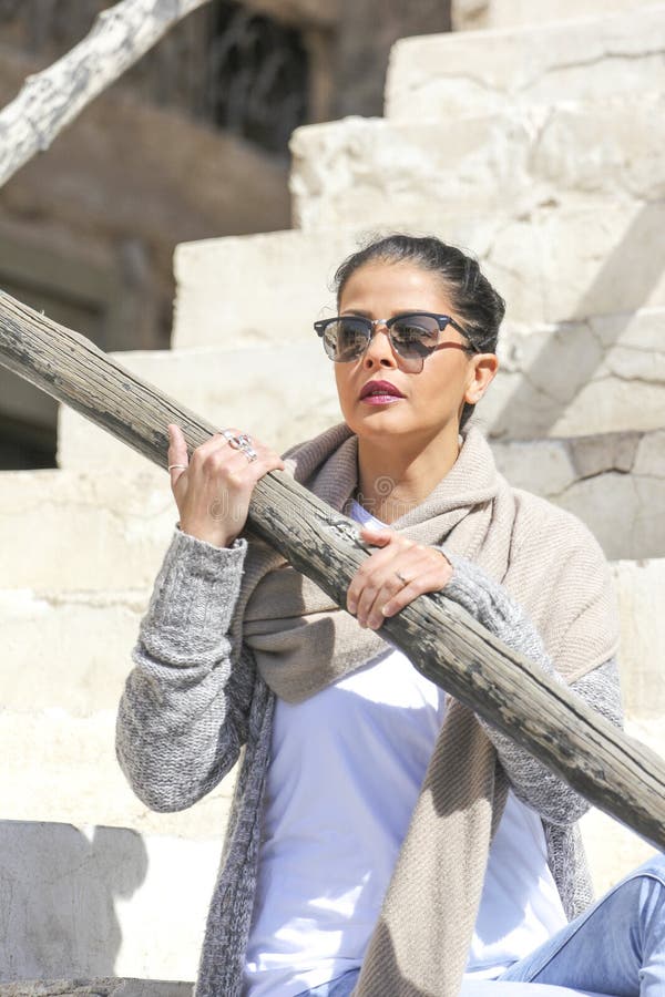 Beautiful girl stock image. Image of curl, architecture - 65730491