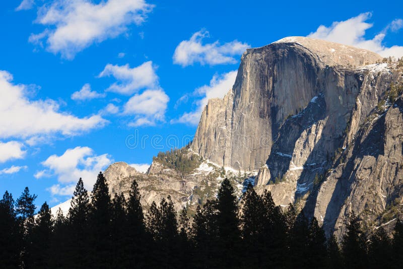 Beautiful Half Dome stock photo. Image of sierra, landmark - 25949784