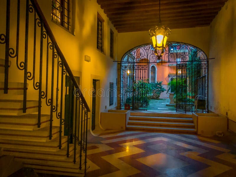 Beautiful Hall with Plants Under the Sunlight. Winter Garden with ...