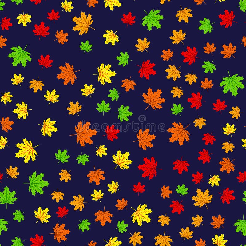 Beautiful Hand Drawn Maple Leaves Mix with Modern Line in Maple Shape ...