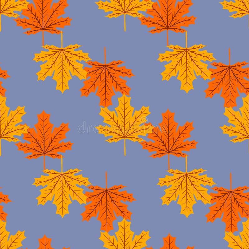 Beautiful Hand Drawn Maple Leaves Mix with Modern Line in Maple Shape ...