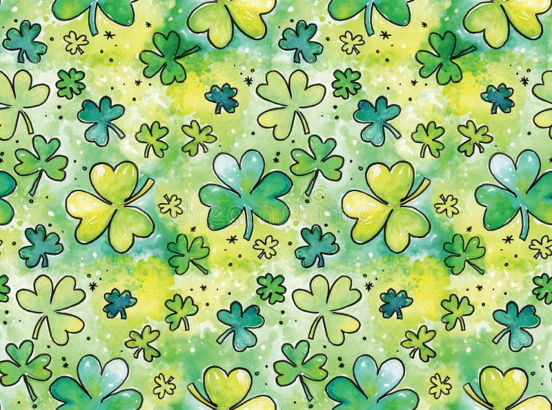 Clover Repeat Pattern Stock Photos - Free & Royalty-Free Stock Photos ...
