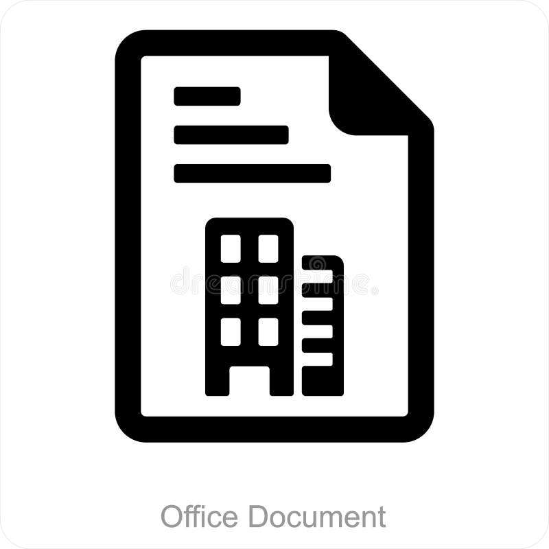 Office Document stock vector. Illustration of property - 265589430