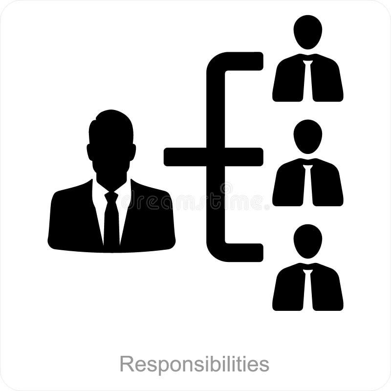 Responsibilities stock vector. Illustration of concept - 265589549