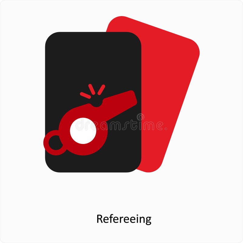 Refereeing stock vector. Illustration of refereeing - 266555983