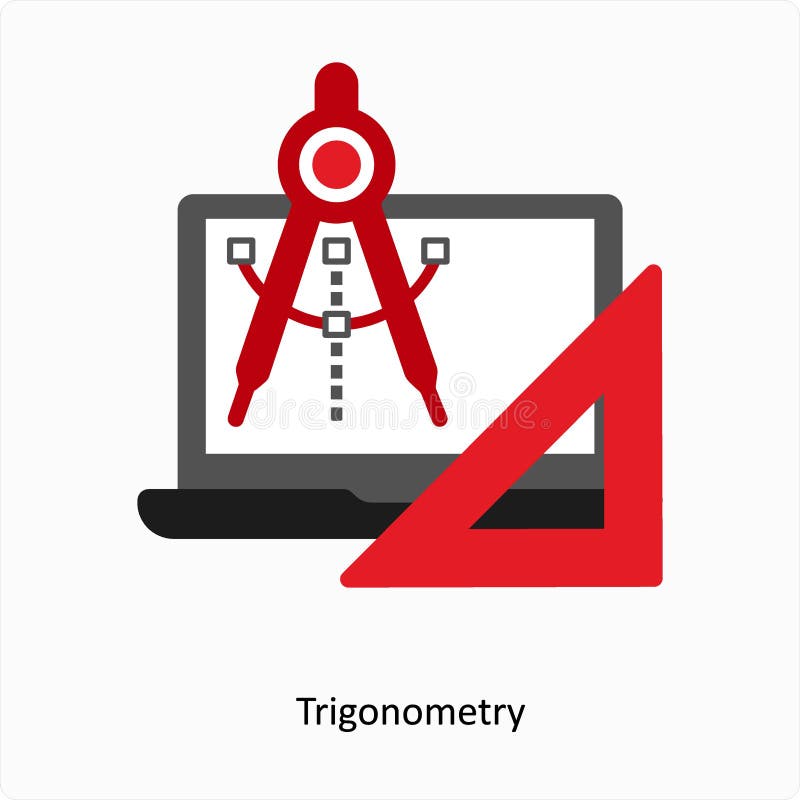 Trigonometry stock vector. Illustration of education - 266543727