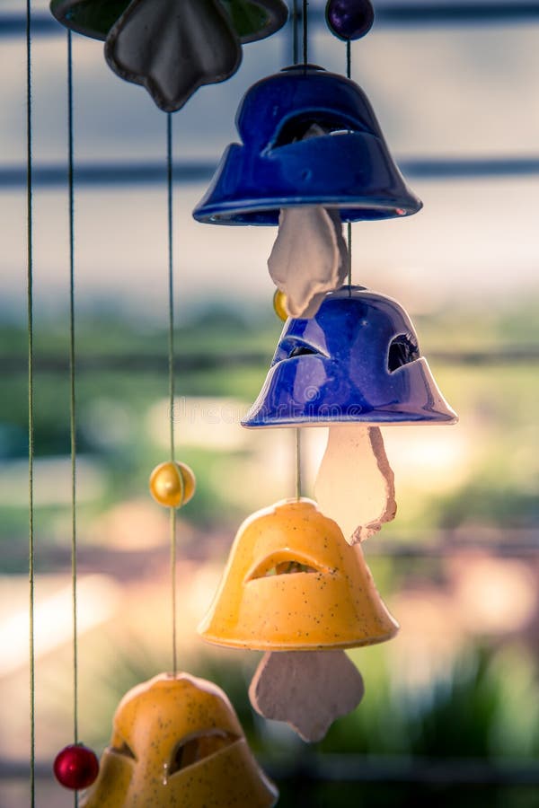 Ceramic wind chimes stock photo. Image of hanging, ceramic - 7078818
