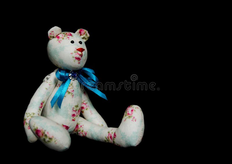 Beautiful handmade bear stock image. Image of present - 82943741