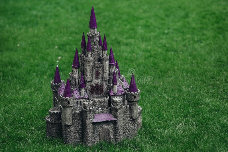 Beautiful handmade castle stock image. Image of handmade - 76760365