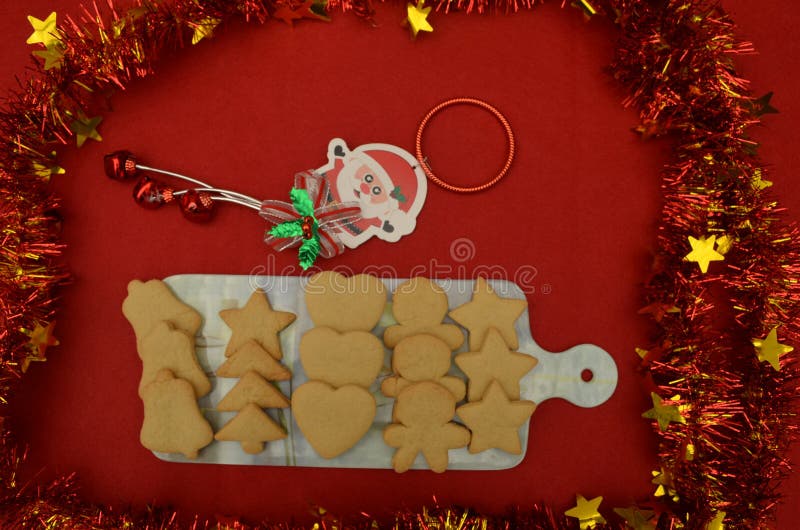 Beautiful Handmade Cookies for Christmas Celebration Stock Image ...