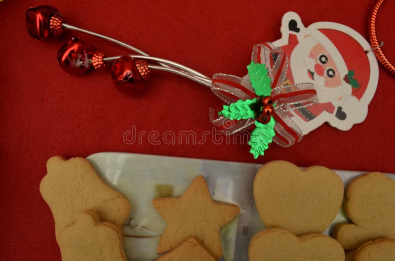 Beautiful Handmade Cookies for Christmas Celebration Stock Photo ...